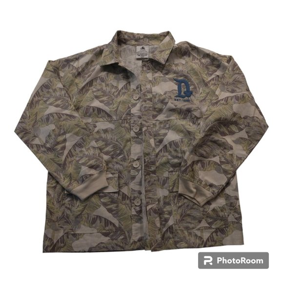 Disney | Jackets & Coats | New Disneyland Resort Floral Jungle Camo ...
